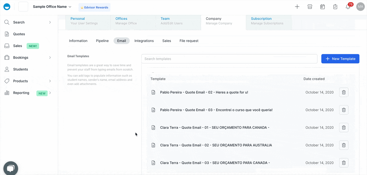 How to Configure Payment Reminders on Edvisor